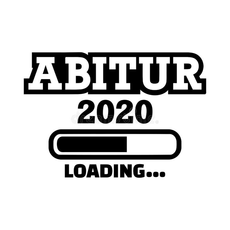 High School Certificate 2020 German Abitur Stock Vector - Illustration ...