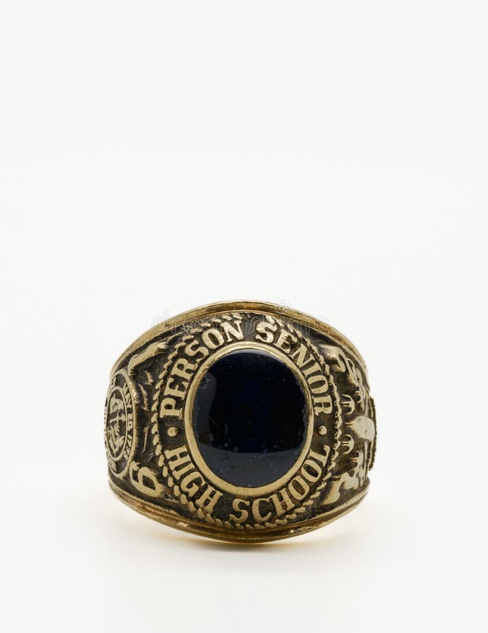 High School Class Ring stock image. Image of vintage - 267613581