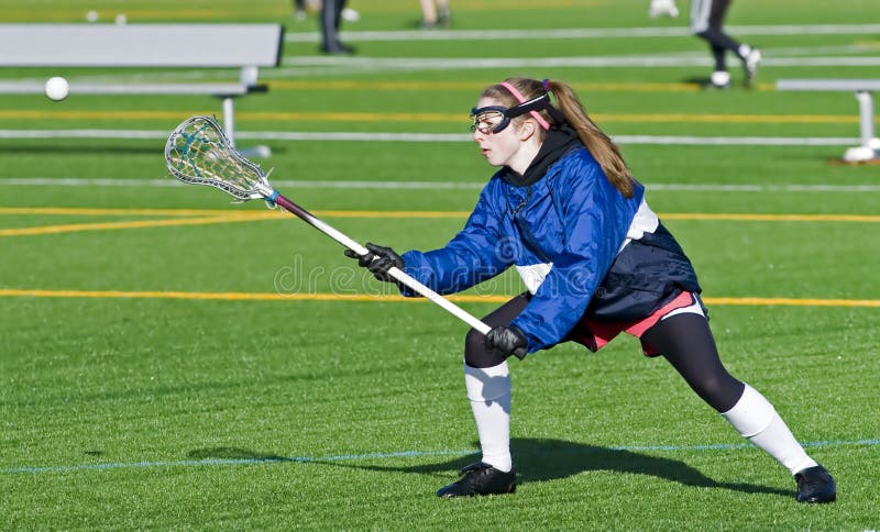 High School Girls Lacrosse Practice Stock Image - Image of teen, game ...