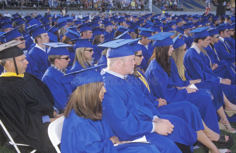 High school graduates editorial stock image. Image of ceremony - 25965854