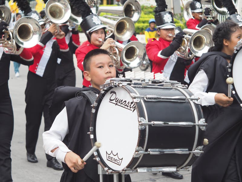 High school marching band editorial stock image. Image of profession ...