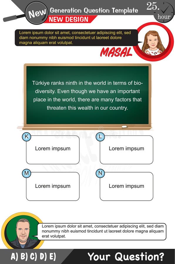 High School, Middle School, Exam Question Template, Numerical Lessons ...