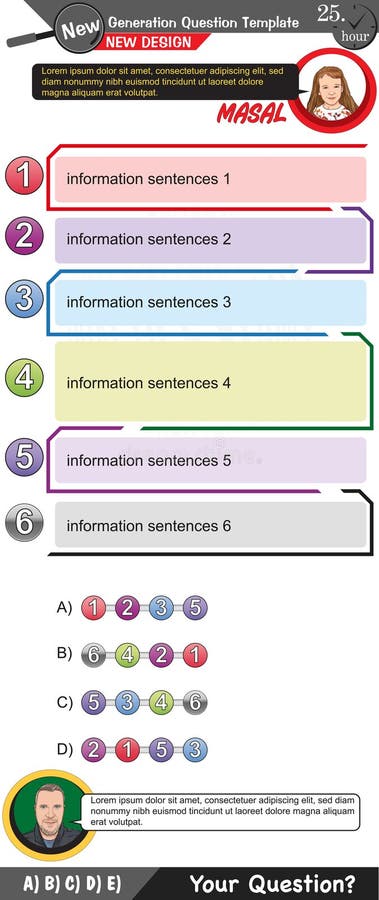 High School, Middle School, Exam Question Template, Numerical Lessons ...