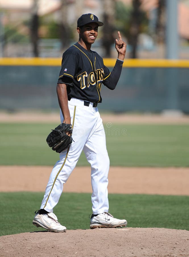 High School Baseball. editorial image. Image of base - 112274555