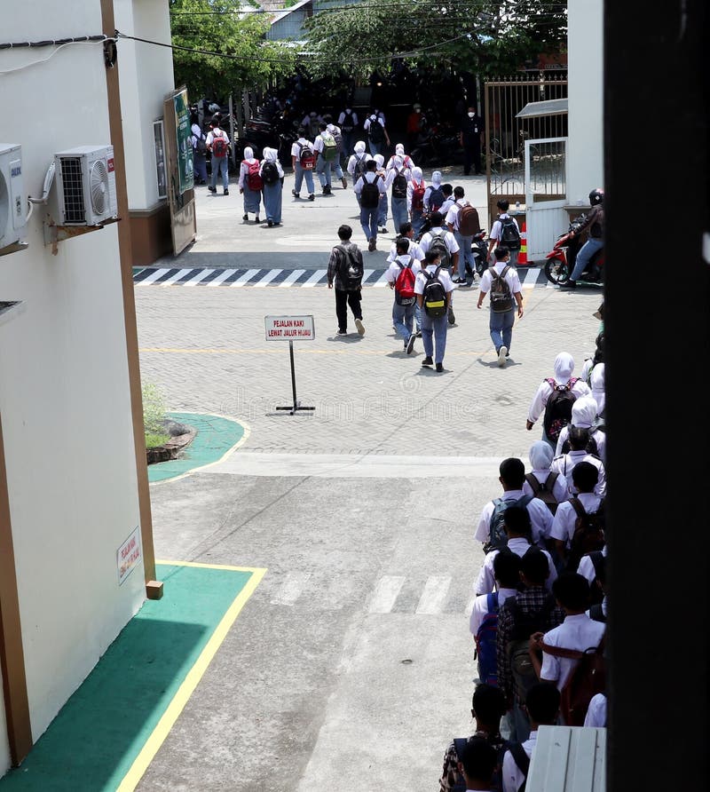 High School Students in Central Java Indonesia Editorial Image - Image ...