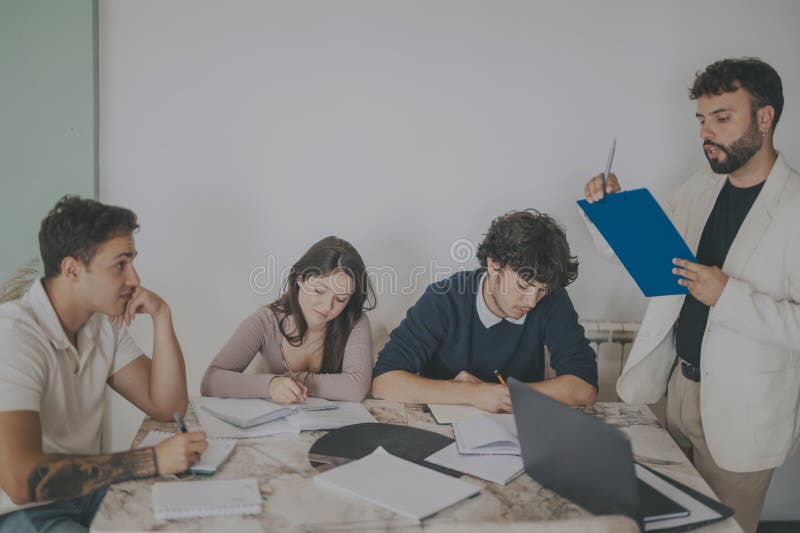 High School Students Engage in a Thoughtful Discussion with Their ...