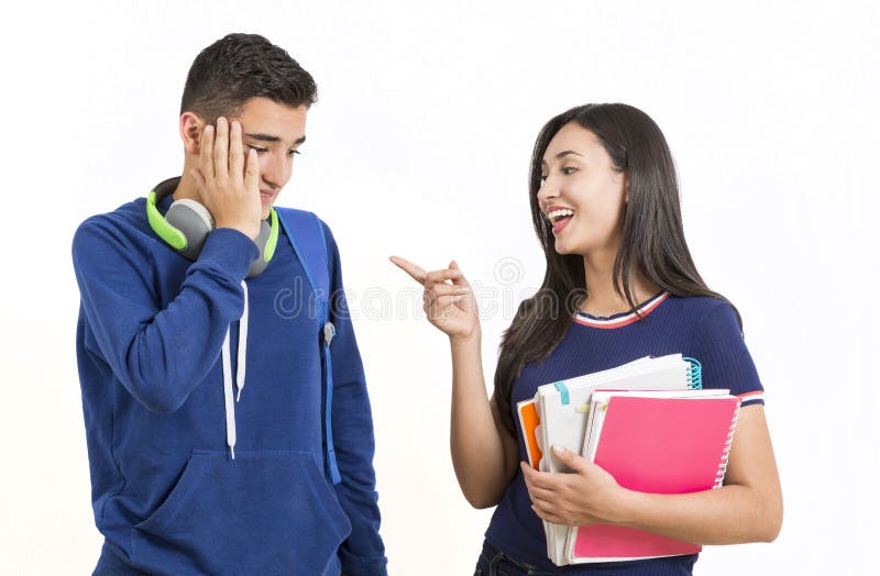 High school students stock image. Image of student, companion - 91619633