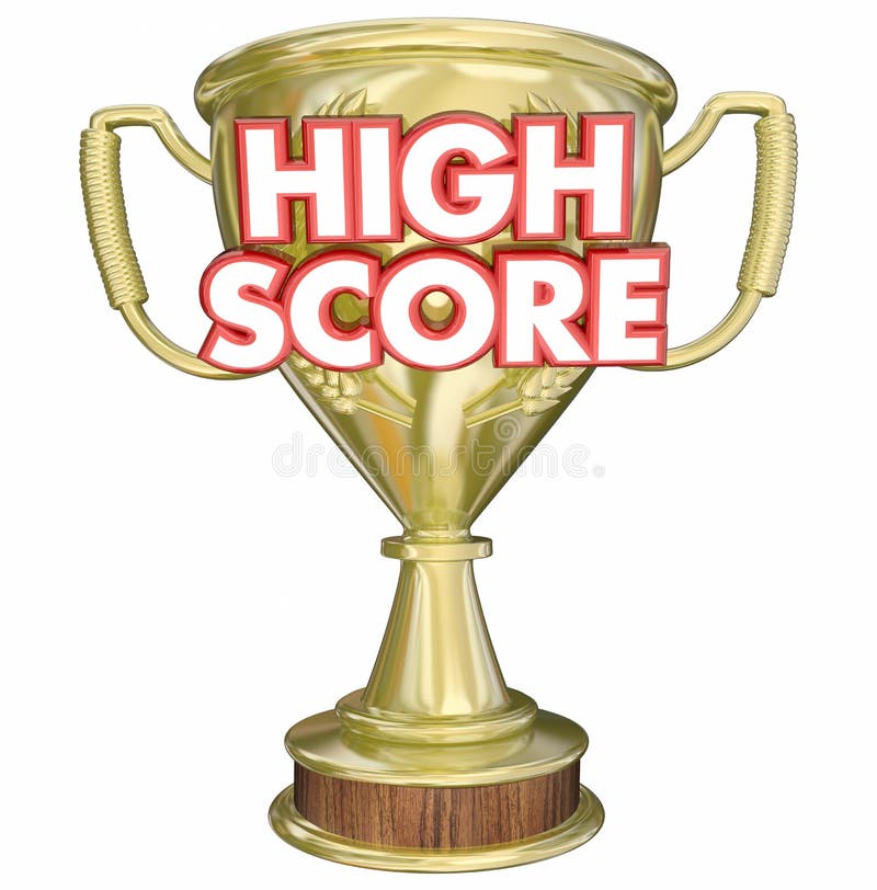 Record Breaker 3D Words Historic Best Score Results Stock Illustration ...
