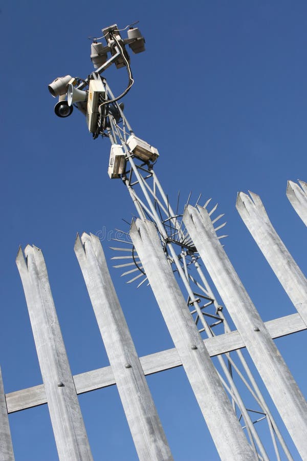 High Security stock image. Image of monitoring, industrial - 598927