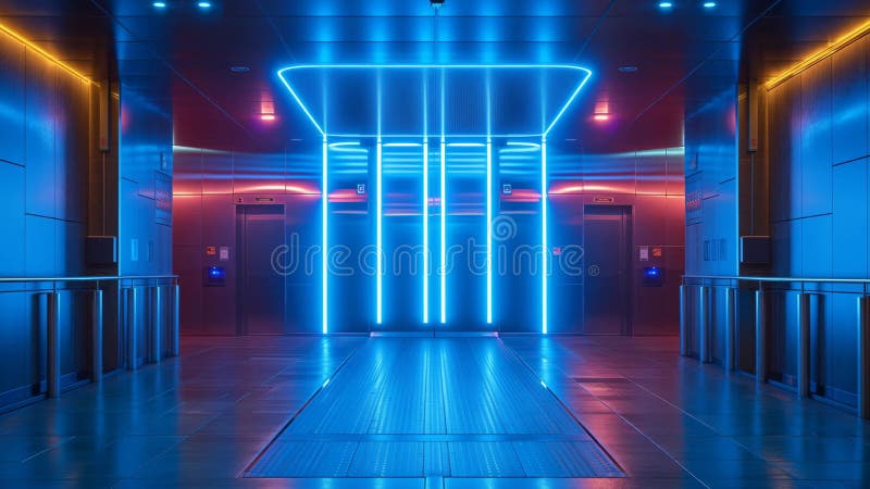 High Security High-tech Door Close and Lock with Laser Lighting Ai ...