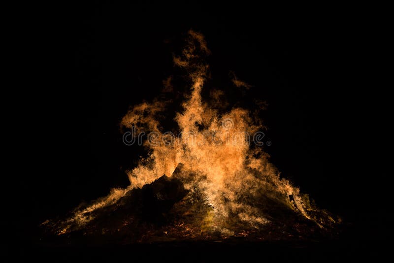 Bonfire Rage stock photo. Image of incinerate, burn - 106723214