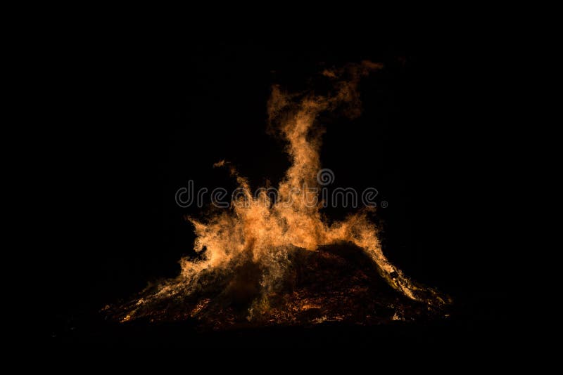 Bonfire Tower stock photo. Image of incinerate, short - 106723240