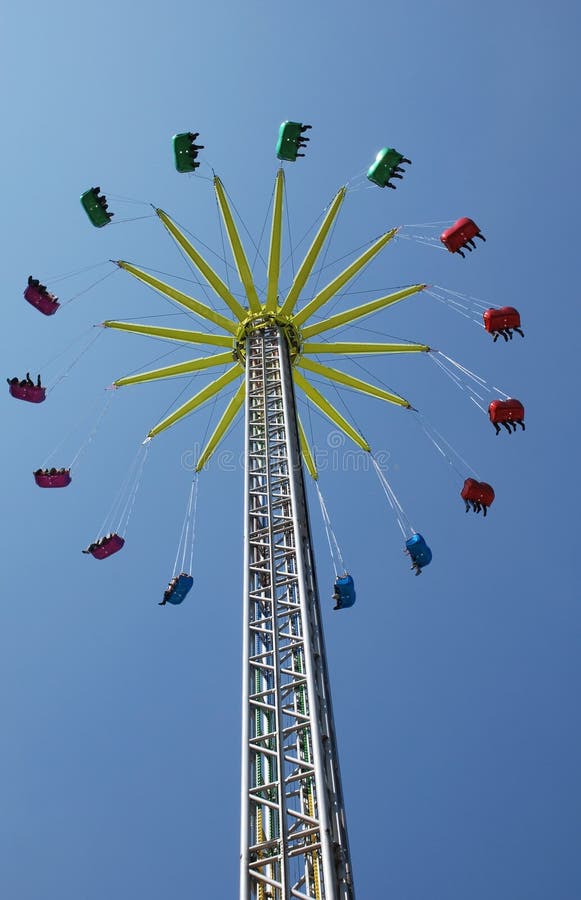 Flying stock image. Image of fair, swing, flying, blue - 60509003