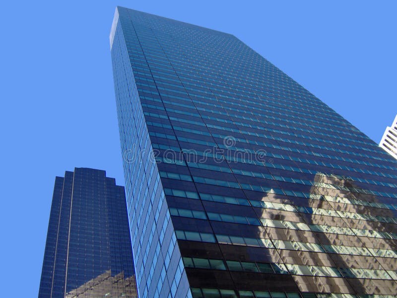 High Sky Scraper Perspective Stock Image - Image of height, clouds ...