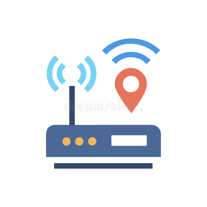 High-Speed Access Point Icon Stock Vector - Illustration of network ...
