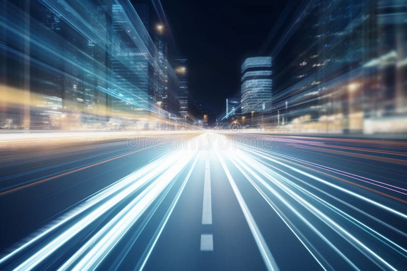 High Speed with Binary Code Numbers on Motion Blurred Path or Track ...