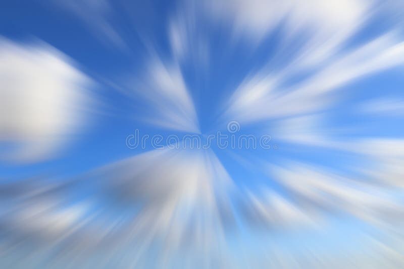 High speed blur blue sky stock photo. Image of blurry - 258689950