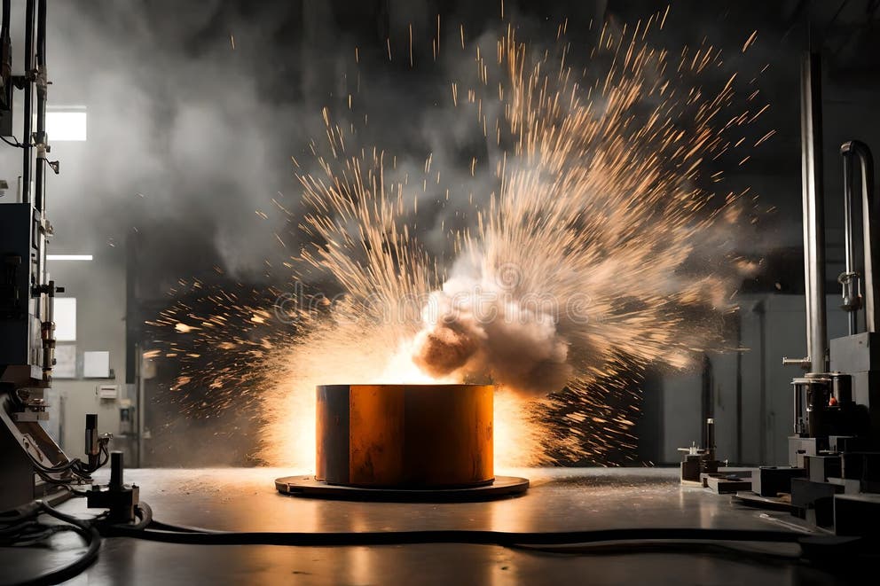 A High-speed Capture of a Controlled Explosion in a Laboratory Stock ...