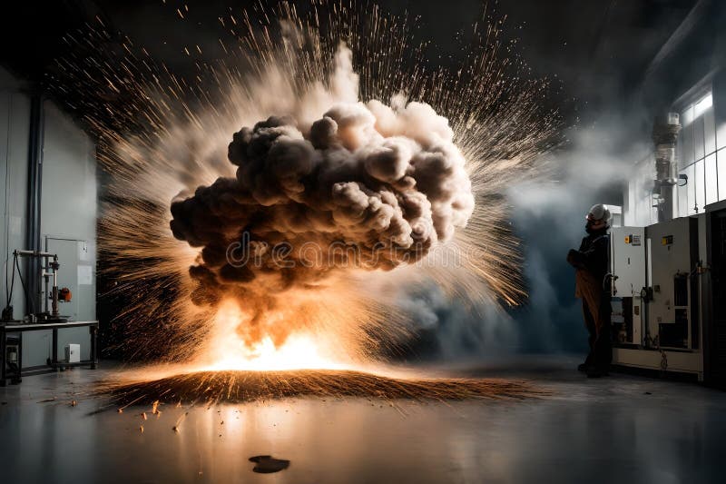 A High-speed Capture of a Controlled Explosion in a Laboratory Stock ...