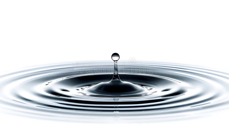 Water Drop Splash Effect, Liquid Motion, Clean Ripple, Abstract Water ...