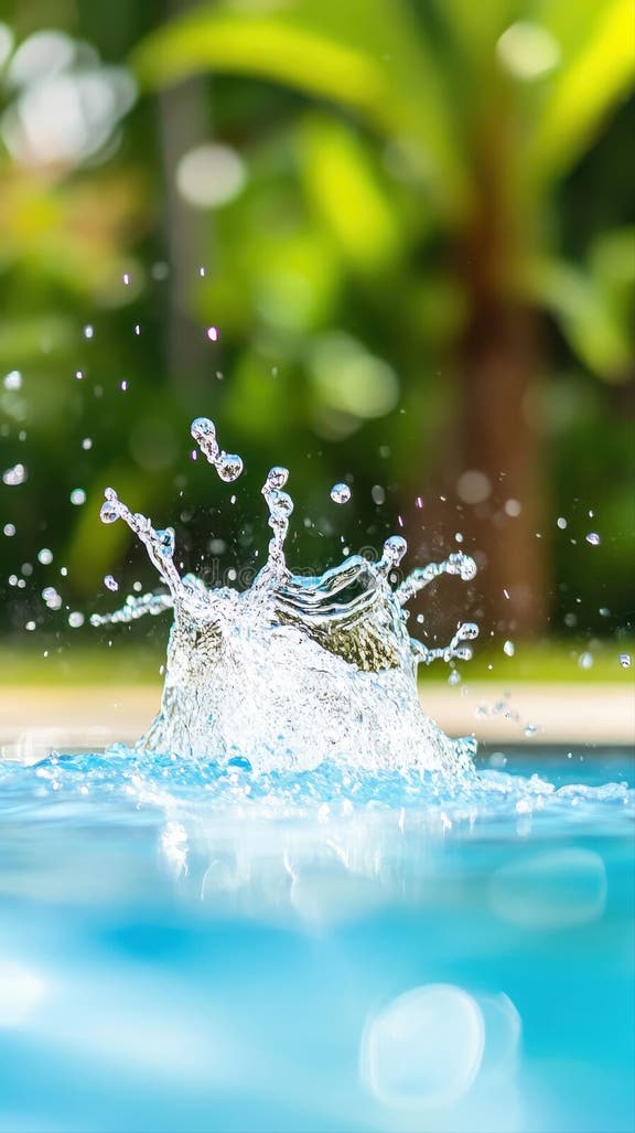 High-speed Capture of Water Splashes from a Pool Creating Dynamic ...