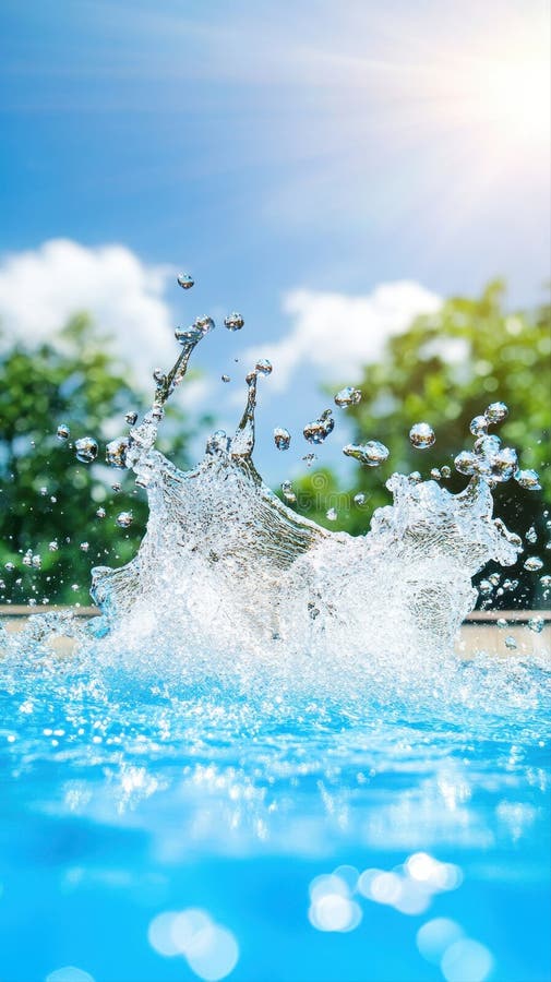 High-speed Capture of Water Splashes from a Pool Creating Dynamic ...
