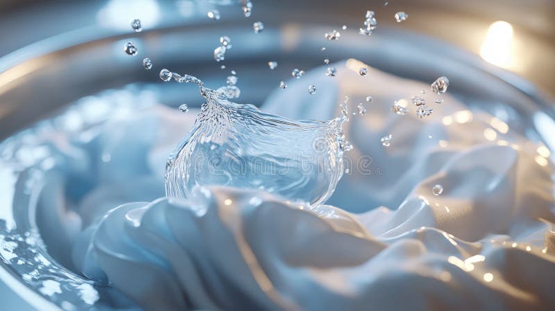 High-speed Close-up of Water Splash in Motion. Stock Photo - Image of ...
