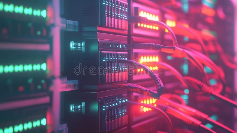 High-Speed Computer Network Stock Image - Image of computing, equipment ...