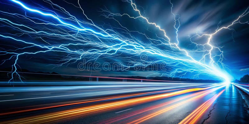 High Speed Concept, Fast Drive Motion Stock Illustration - Illustration ...