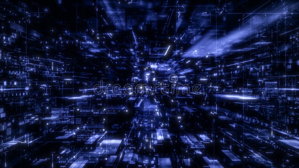 High Speed Connection and Data Analysis Technology Digital Background Concept, Digital ...