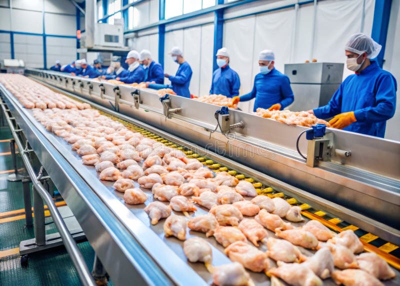 Automated Chicken Meat Processing on a Conveyor System: an Industrial ...