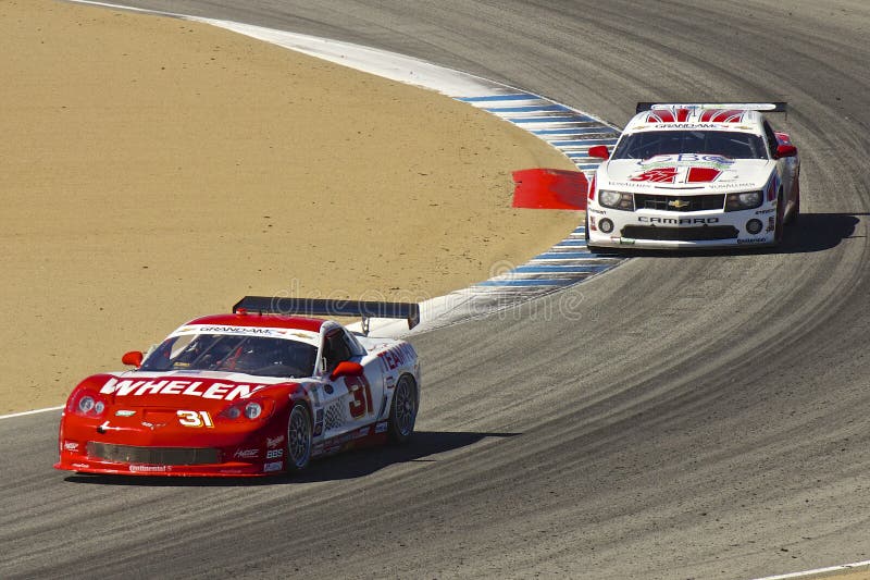 High Speed Corner Turn at Grand am Rolex Races Editorial Stock Photo ...
