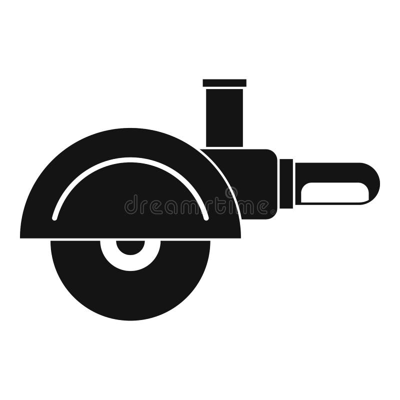 High Speed Cut Off Machine Icon Simple Stock Vector - Illustration of ...