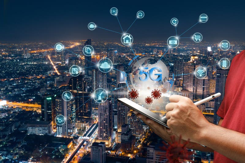 High Speed Data Connection with 5g Communication Network Throughout the ...