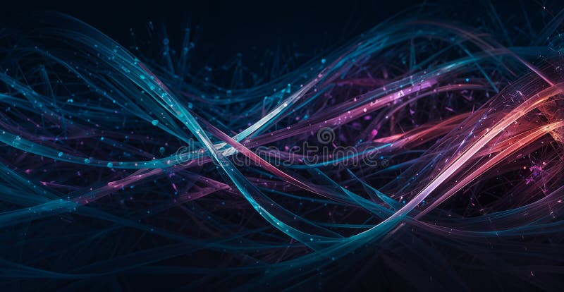 High-Speed Data Flow: Electronic Lines, Technology Background Wallpaper ...