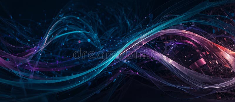 High-Speed Data Flow: Electronic Lines, Technology Background Wallpaper ...