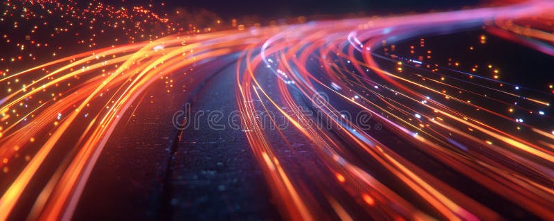 High-Speed Data Flow: Illuminating the Information Highway Stock ...