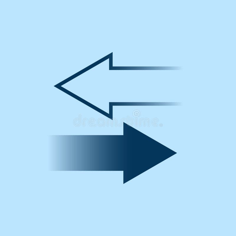 Sleek Bidirectional Arrow Design Stock Illustrations – 4 Sleek ...