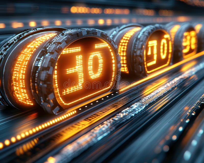 High-Speed Data Transfer Visualized As Light Trails Connecting the ...