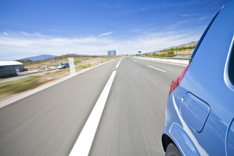 High speed driving stock image. Image of accelerated, outside - 9023815
