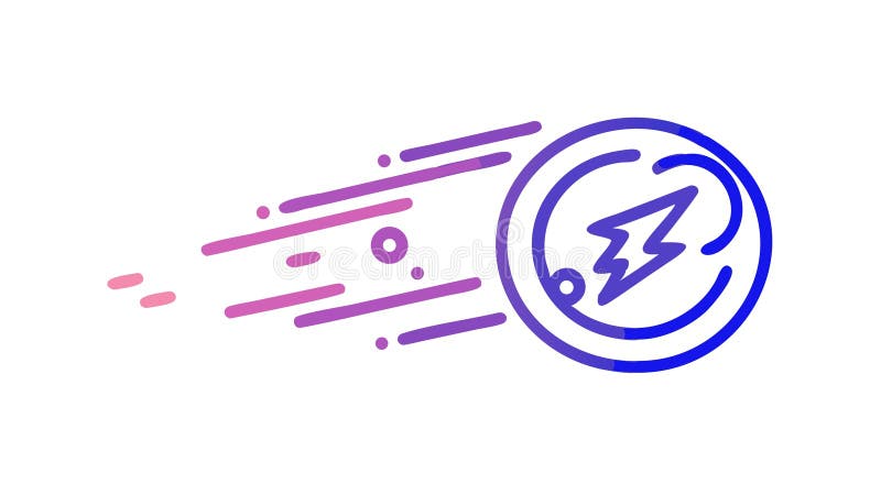 High-Speed Energy Bolt Icon. Fast Delivery, Rapid Data, Quick Power ...