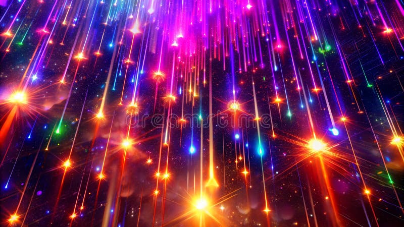 Modern Abstract High-speed Energy Light Lines are Falling Down ...