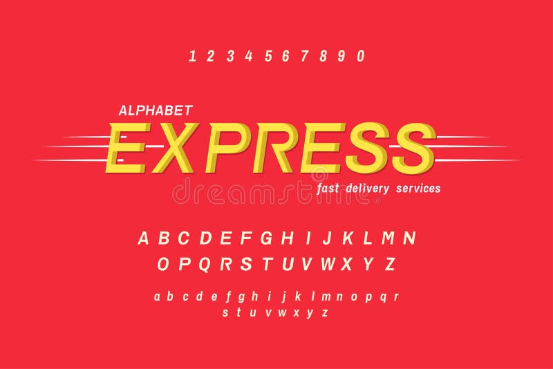 Express Font Stock Illustrations – 3,443 Express Font Stock ...