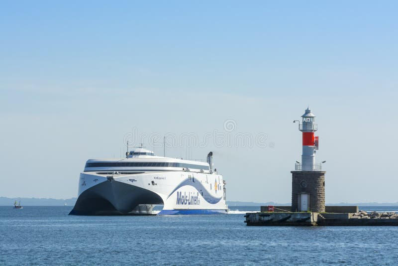 High Speed Ferry KatExpress 2 Editorial Photo - Image of denmark ...