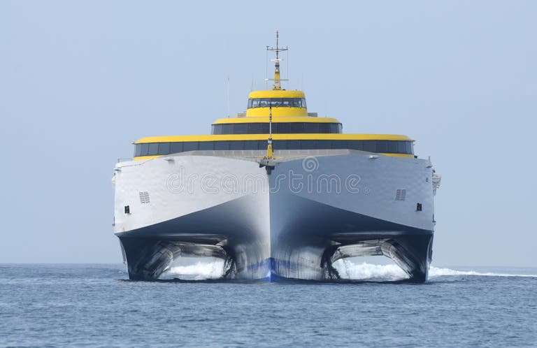 High speed ferry ship stock photo. Image of arrival, commute - 11525492