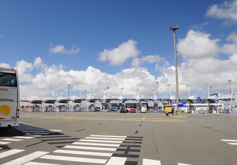High Speed Ferry Terminal - Gate Calais France Editorial Photography ...