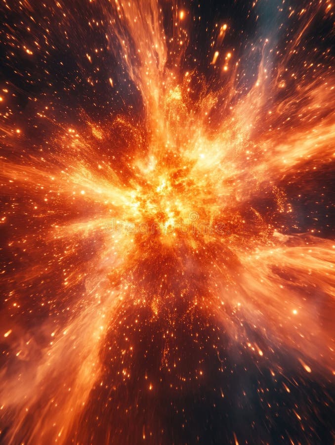 High-Speed Fireball Explosion Stock Photo - Image of background, vivid: 385993800