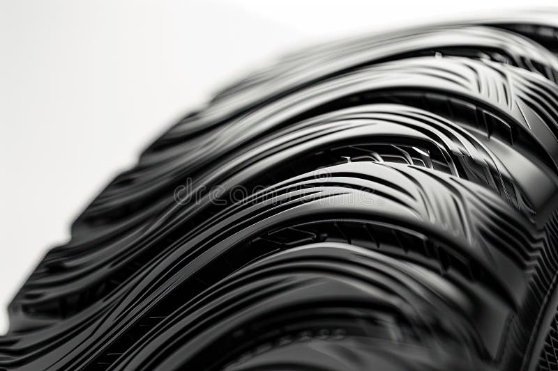 High-Speed Grip: Abstract Tire Tread Design for Formula 1 Racing Stock ...