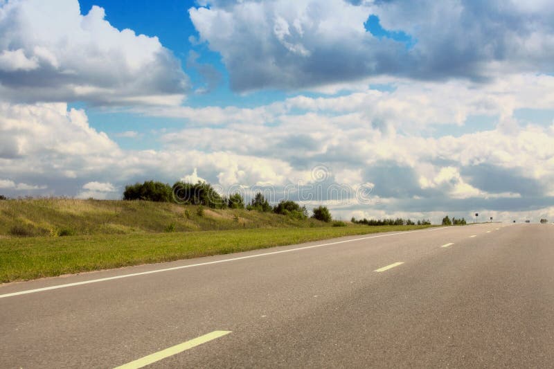 High-speed highway stock photo. Image of cloudscape, cloud - 11291510