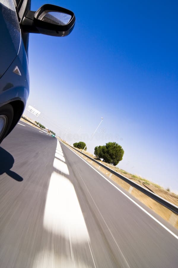 High speed at highway stock image. Image of cruising, accelerate - 6163377